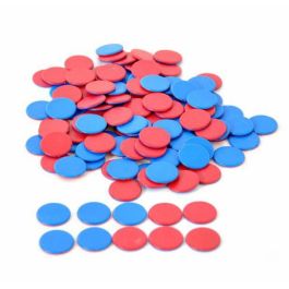 Double Sided Counters Blue And Red (200Pk) - ECY-33667