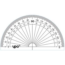 180° Semi Circular Protractor - 10 Pack